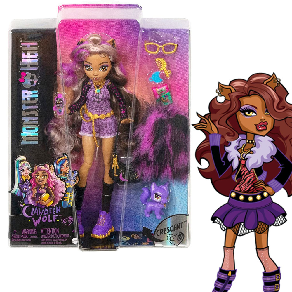 Кукла Клодин Вульф Monster High с питомцем Релиз 2022 - купить с ...