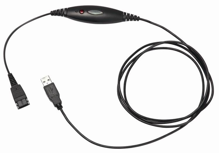 Переходник для гарнитуры call-центра QD - USB для подключения к ПК ...