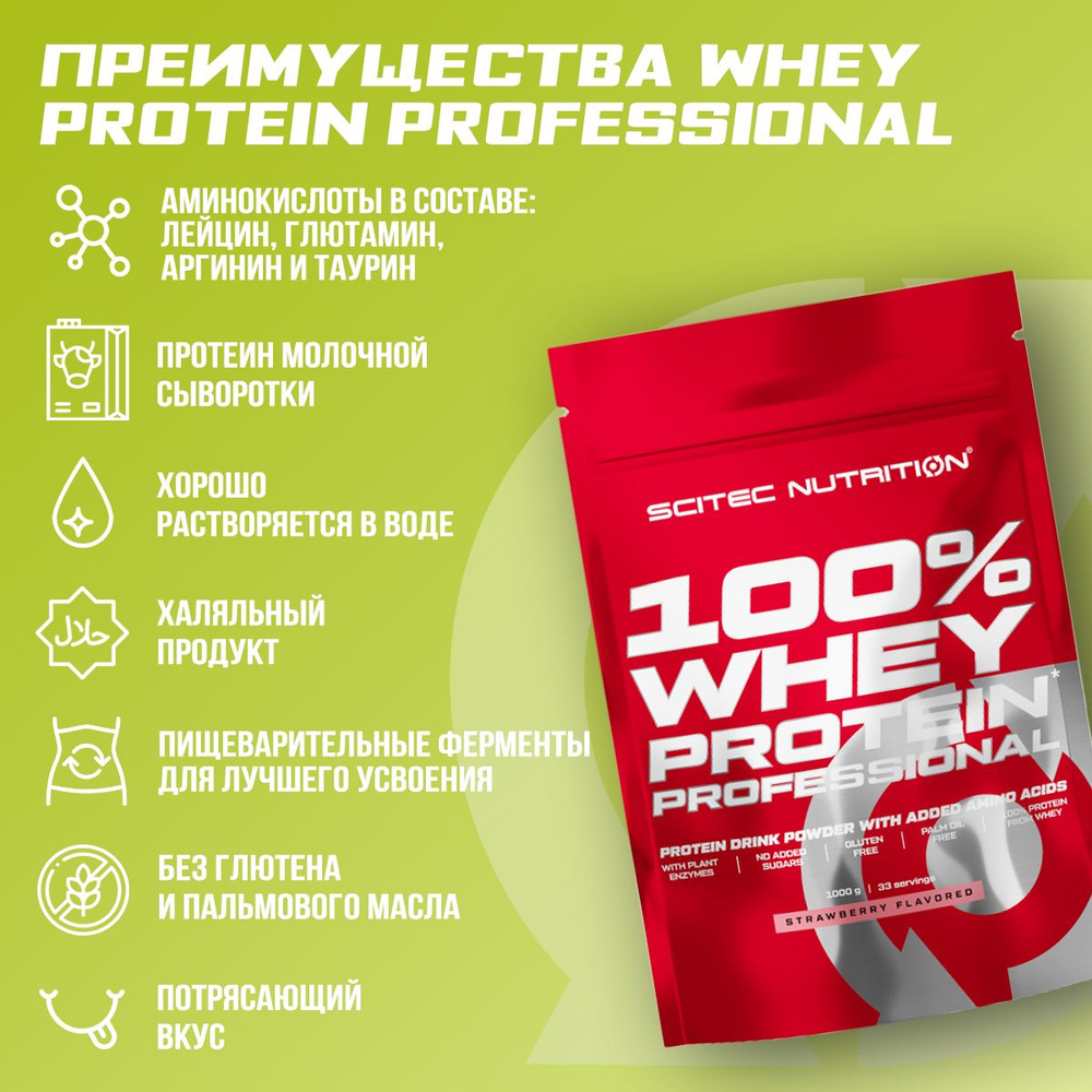 Протеин сывороточный Scitec Nutrition Whey Protein Professional ...