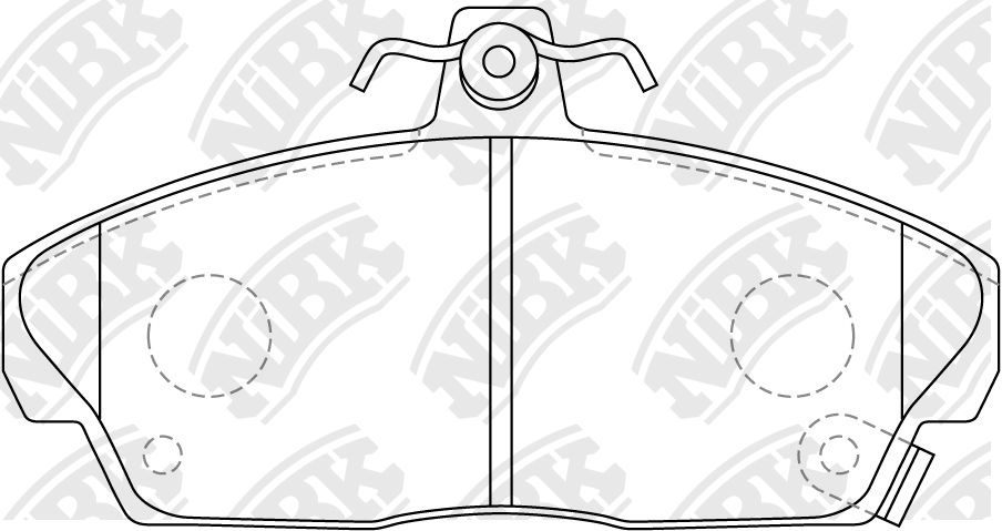 Колодки тормозные дисковые передние к-т ГАЗ-3110, 3302 (NiBK) купить на OZON по низкой цене ...