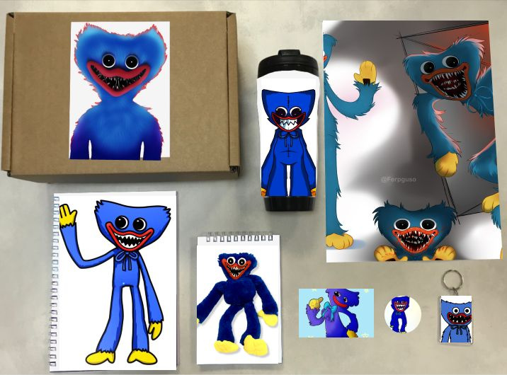 Бокс MIGOM принт "Попи Плэйтайм - Хагги Вагги, Poppy Playtime - Huggy Wuggy" - PPHW05 - купить ...