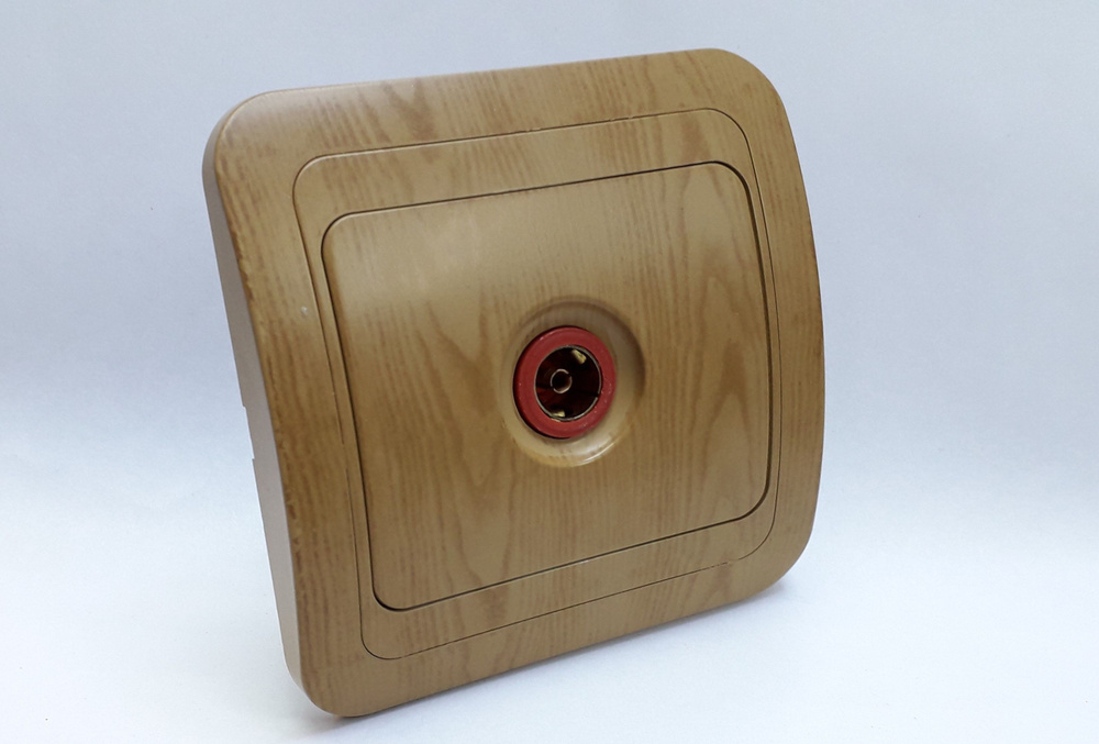 Розетка Makel, Mimoza, TV проходная, дуб - купить по низкой цене в интернет-магазине OZON ...