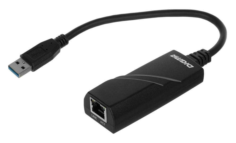 Сетевой адаптер Ethernet Digma D-USB3-LAN1000 USB 3.0 - купить с ...