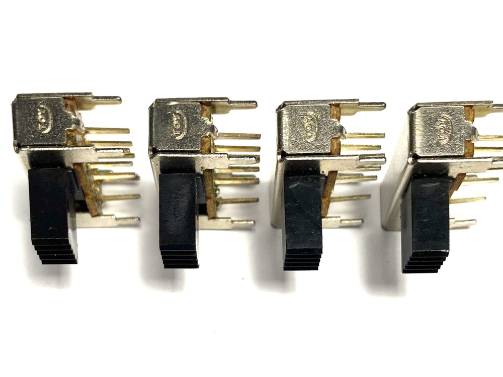 4 шт. Переключатель движковый миниатюрный SK-23D04-G9 (2P3T) - купить с доставкой по выгодным ...