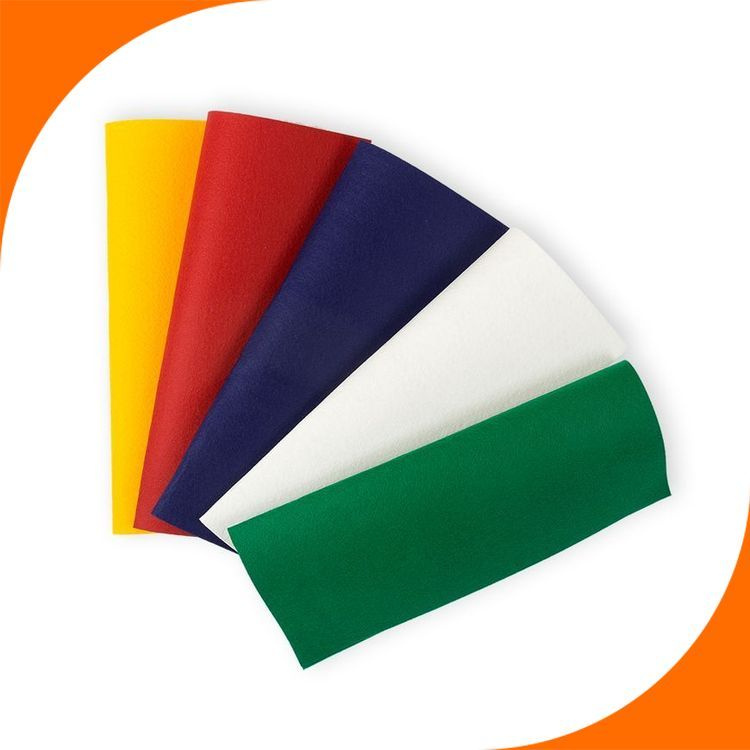 Фетр декоративный "Яркий праздник", жесткий, 1,2 мм, 27х30 см +/-2 см ...