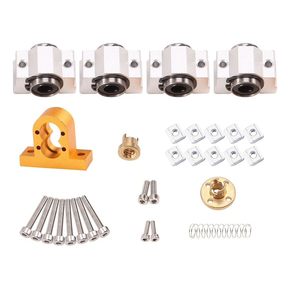 CNC 3018 Pro SCV10VUU Подшипник 12 мм 10 для CNC3018 T8 Винтовой ход 4 Диаметр станков с ЧПУ ...