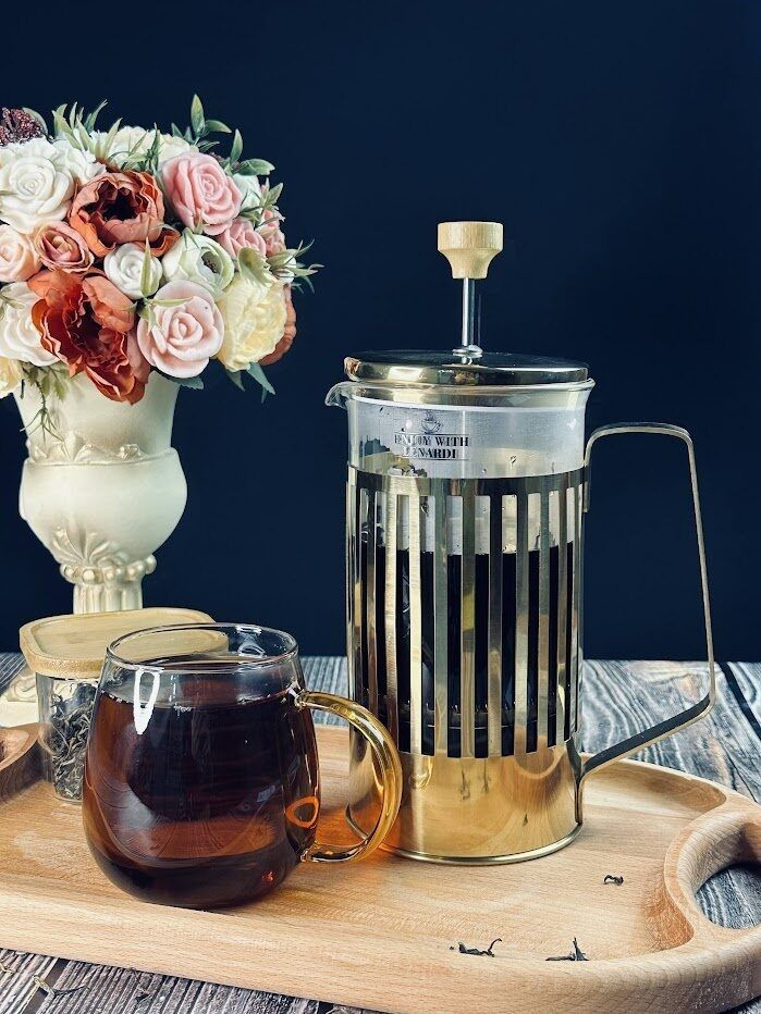 Френч-пресс / стекло, 1000мл / Lenardi - купить с доставкой по выгодным ...