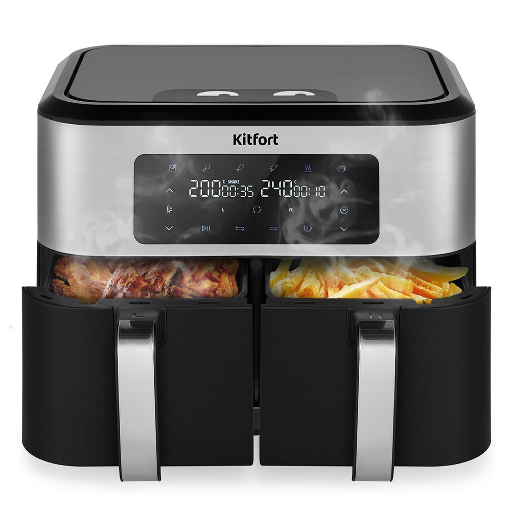 Аэрогриль Kitfort КТ-2249_8.5 - купить по выгодной цене в интернет-магазине OZON (1064761425)