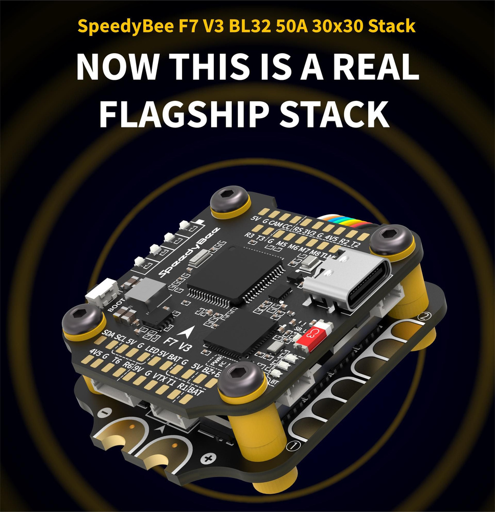 Беспроводная прошивка RunCam SpeedyBee F7 V3 BL32 50A 30x30 Stack iNAV ...