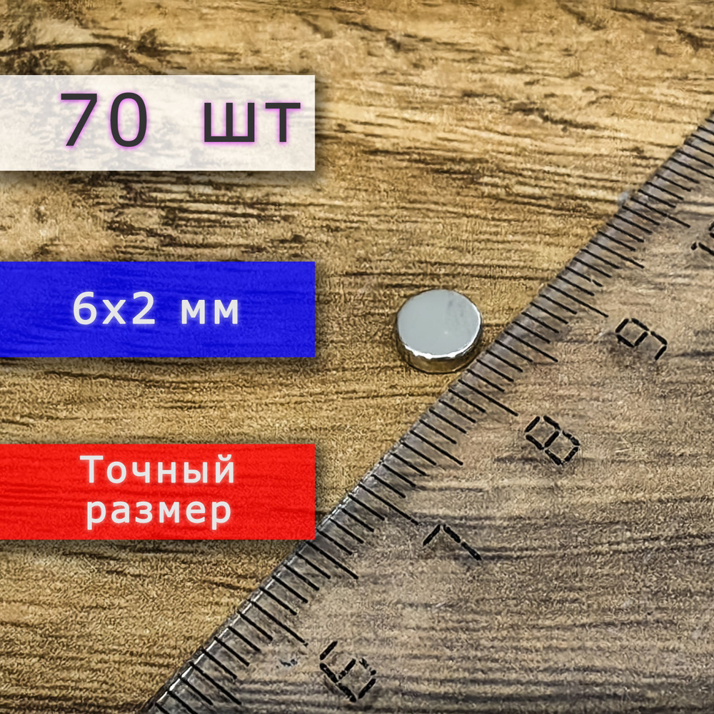 Неодимовый магнит универсальный мощный для крепления (магнитный диск ...