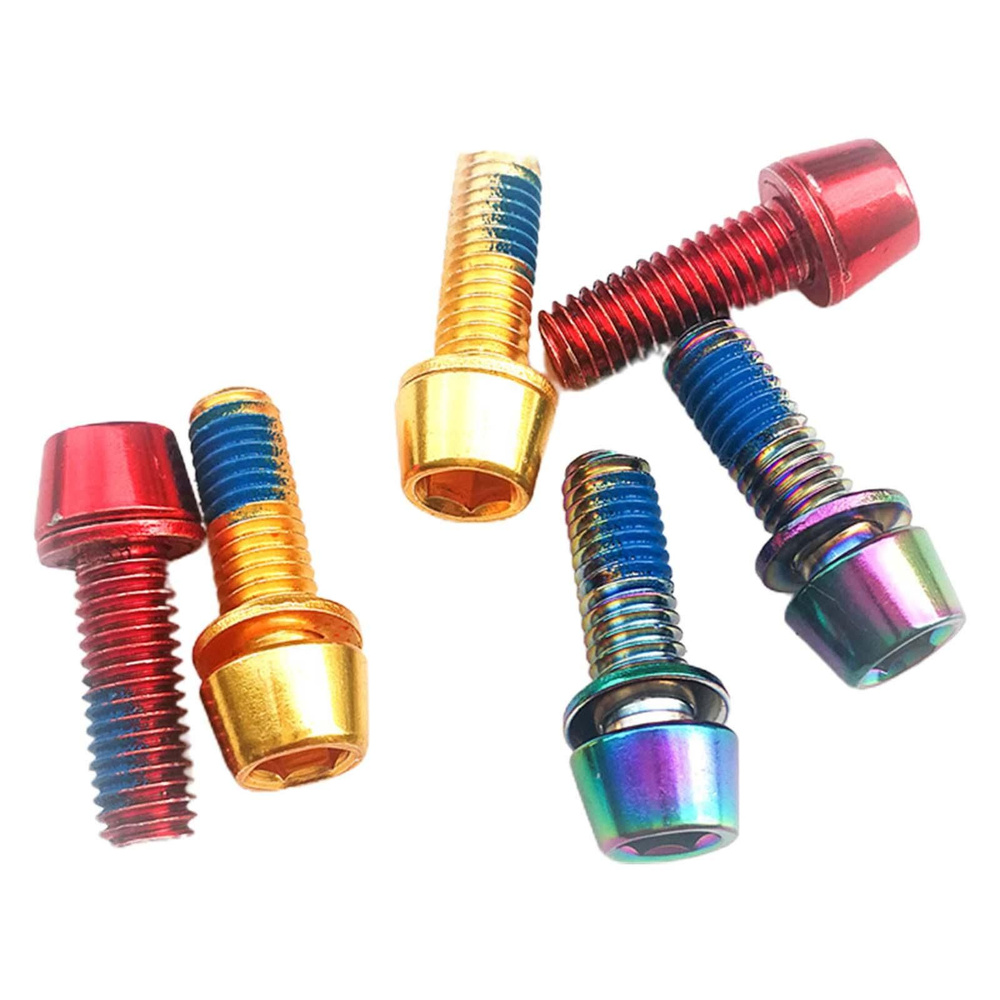 Разноцветные болты выноса велосипеда Винты выноса велосипеда М6х18мм ...