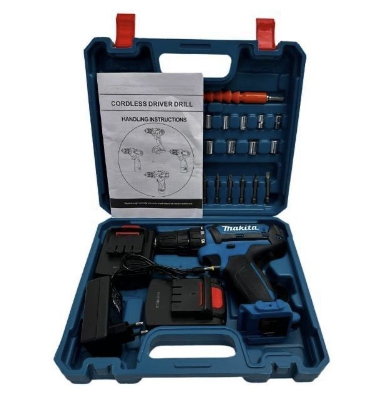 Шуруповерт Makita Макита DF331D 14.4V с набором, От аккумулятора ...