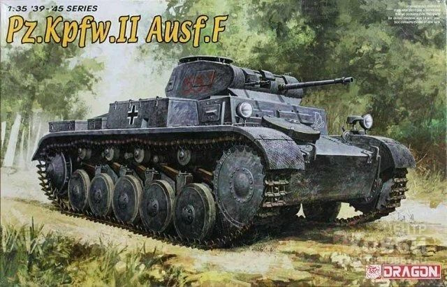 Сборная модель DRAGON Танк Pz.Kpfw.II Ausf.F (6263) 1:35 - купить с ...