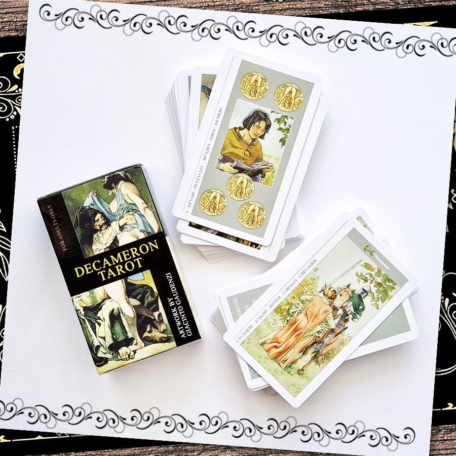 Карты Таро Декамерон - Decameron tarot 12*7см - купить с доставкой по выгодным ценам в интернет ...