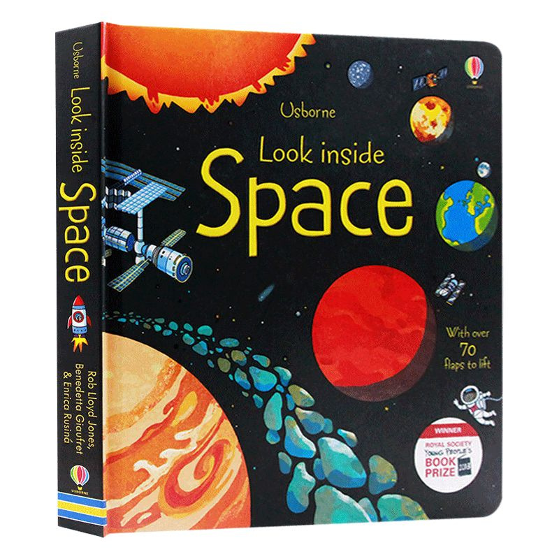 Usborne Look Inside Space Children's English Popular Science English ...