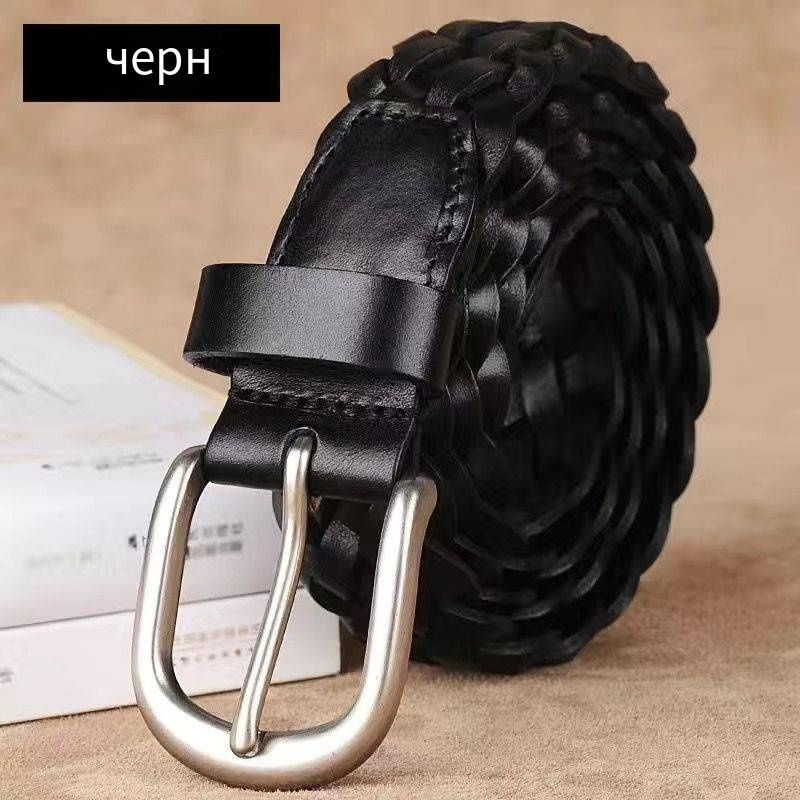 Плетеный пояс, портупея,130,черный,130,3.3 - купить с доставкой по ...