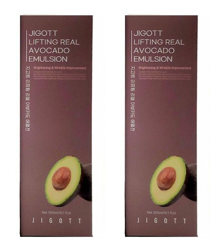 Jigott Эмульсия с экстрактом авокадо Lifting Real Avocado Emulsion, 300 ...