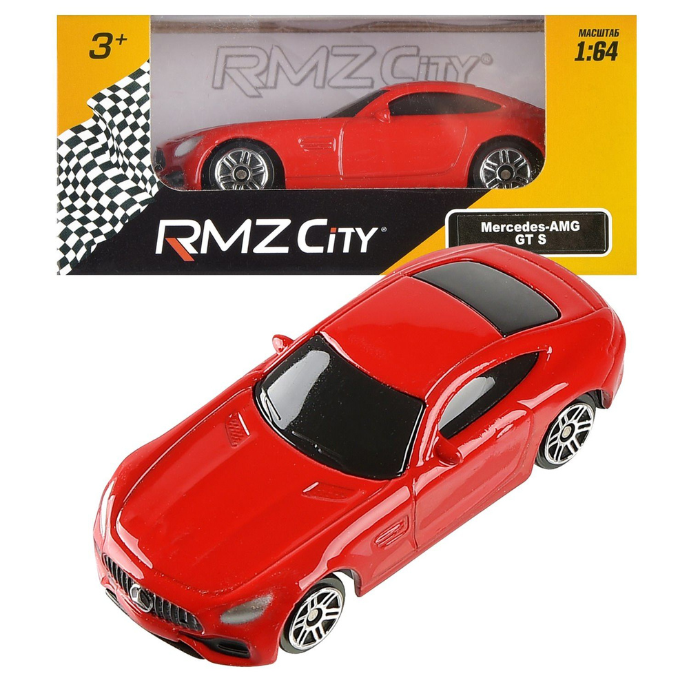 Машинка металлическая RMZ City Mercedes-Benz GT S AMG, масштаб 1:64 ...
