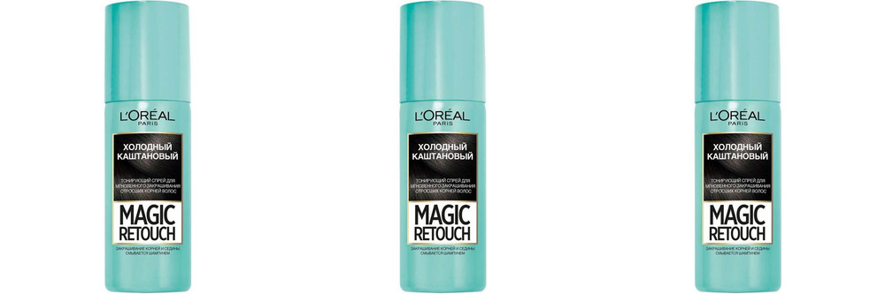 L'Oreal Paris Спрей тонирующий для закрашивания отросших корней Magic ...
