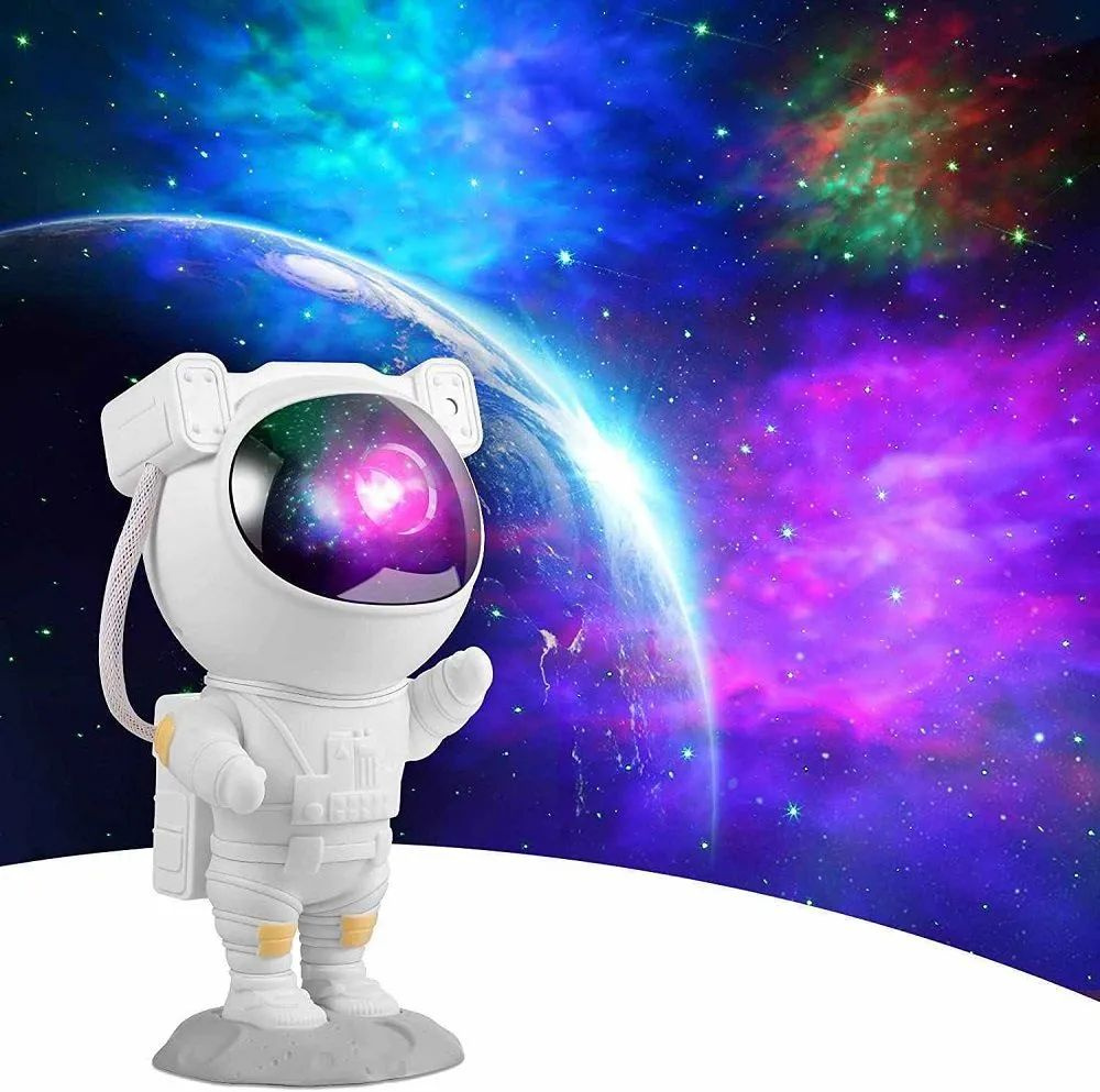 Купить Ночник проектор звёздное небо Астронавт (космонавт) большой, От ...