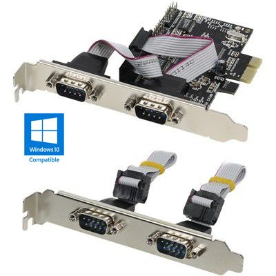 Контроллер PCIe x1 v1.0 (WCH CH384) Serial Port, 4 x RS-232 (DB9M ...