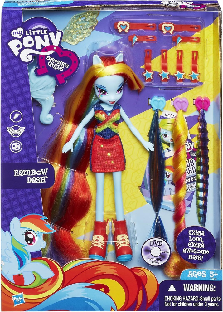 My Little Pony, Игровой набор EG Radical Hair Rainbow Dash купить на OZON по низкой цене ...