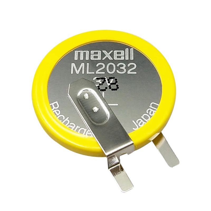 Аккумулятор (перезаряжаемый) Maxell ML2032 3V 65mAh для ноутбуков Lenovo HP Acer Dell Sony Asus ...