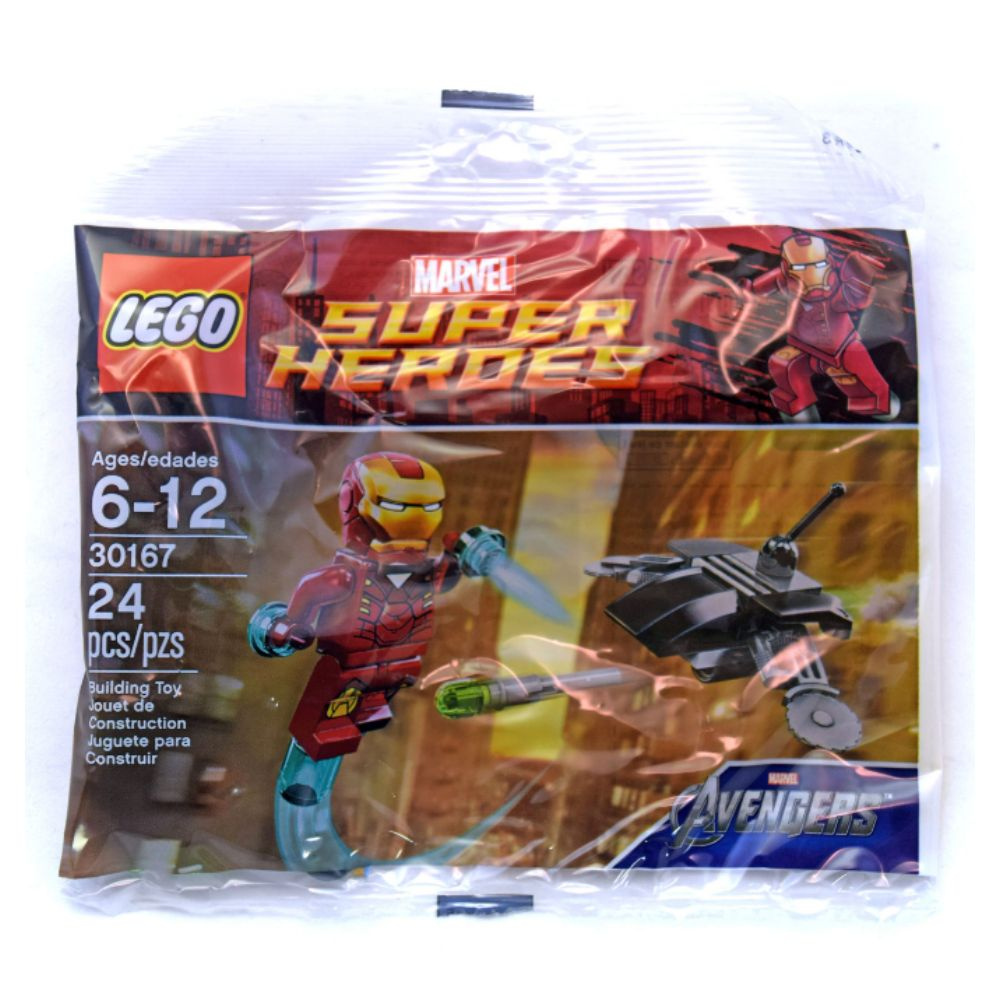 Конструктор LEGO Super Heroes 30167 Железный человек против боевого дрона - купить с доставкой ...