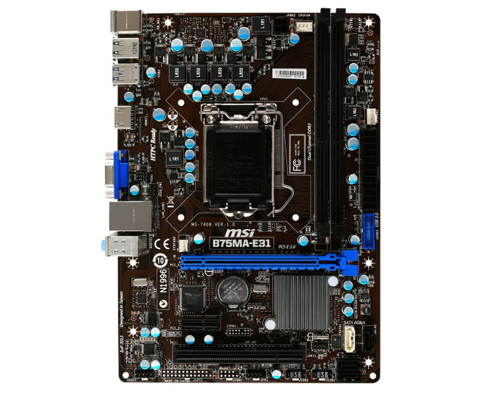 Материнская плата MSI MSI B75MA-E31 купить по низкой цене с доставкой и ...