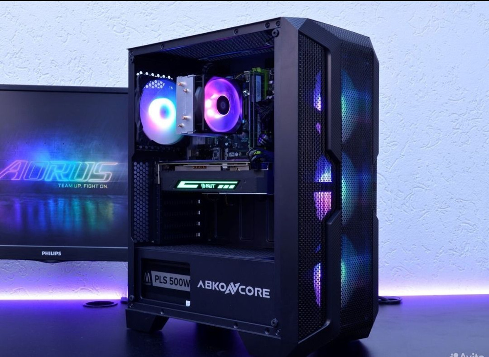 AnKon Системный блок (Intel Xeon, RAM 16 ГБ, SSD 60 ГБ, NVIDIA GeForce ...