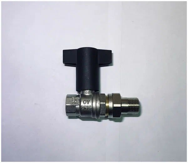 Кран шаровой Oventrop Optibal с американкой полнопроходной 1/2" ВР-НР ...