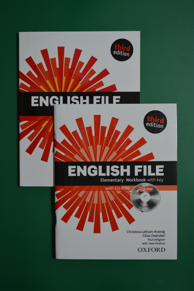 ENGLISH FILE Elementary, 3rd Edition. Комплект: Учебник + Рабочая ...