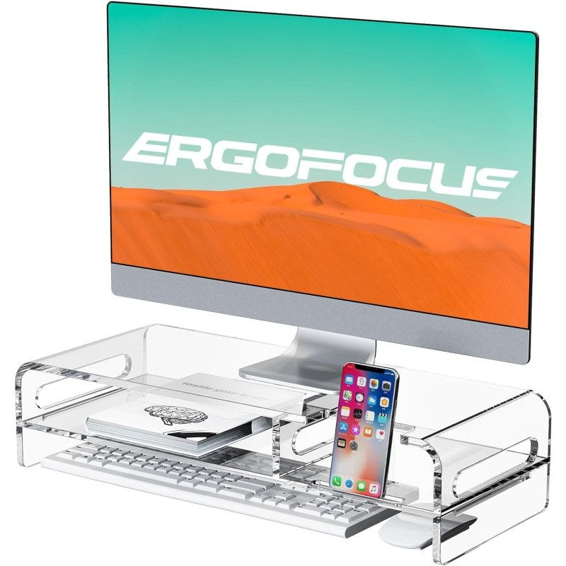 подставка под монитор настольная, многослойная полка для хранения на ...