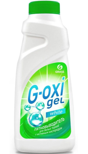 GRASS Гель пятновыводитель-отбеливатель для белых тканей G-OXI 500 мл - купить с доставкой по ...