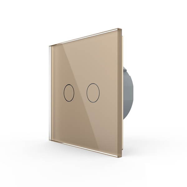 Сенсорный выключатель 2 клавиши 1 пост Золотой VL-C702-13 купить на ...