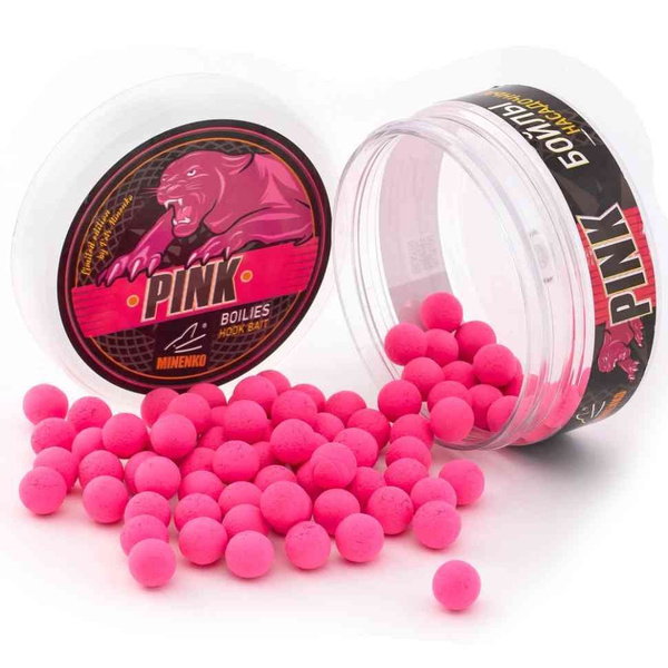 Бойлы для рыбалки Minenko WAFTERS PINEAPPLE ананас (PINK) 12мм, бойлы насадочные нейтральной ...