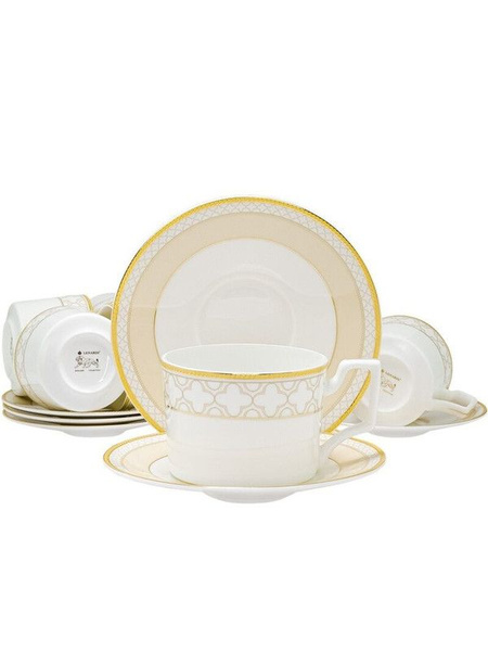 Сервиз чайный Lenardi, на 6 перс. купить c доставкой на OZON по низкой цене (920588764)