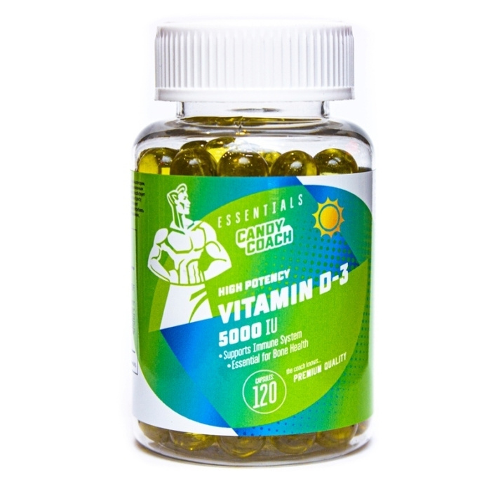 Витамин Д Vitamin D 5000 IU 120 Caps Candy Coach - купить с доставкой ...