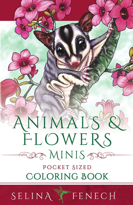 Animals and Flowers Minis - Pocket Sized Coloring Book - купить с ...
