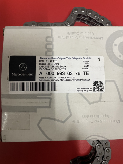 Цепь грм ОРИГИНАЛ Mercedes ом642 GL,ML,GLS,R,S,GLK A0009936376 - арт ...