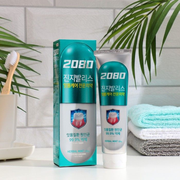 Зубная паста Dental Clinic 2080 Кей голубая с гинкго, 120 г - купить с доставкой по выгодным ...