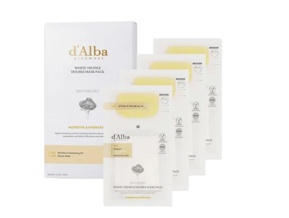 D'ALBA Питательная маска для лица White Truffle Double Mask Pack ...