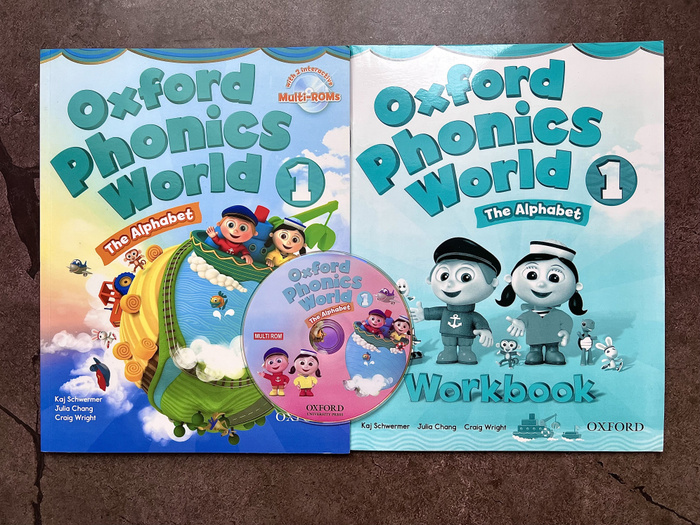 Oxford Phonics World 1 (Учебник + Рабочая Тетрадь + CD/DVD) - купить с ...