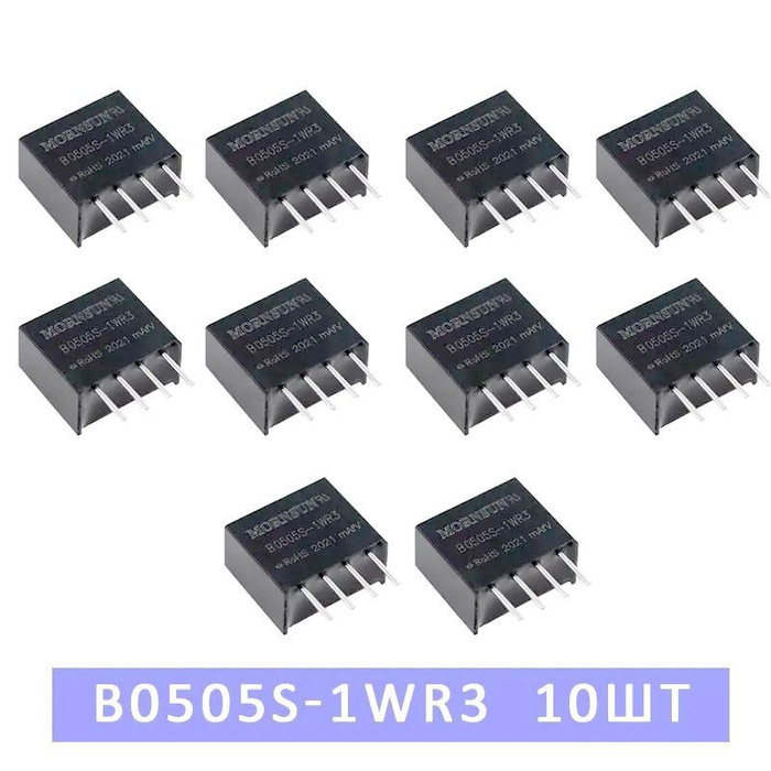 B0505S-1WR3, Микросхема, Изолированный DC-DC преобразователь, вход 5В ...