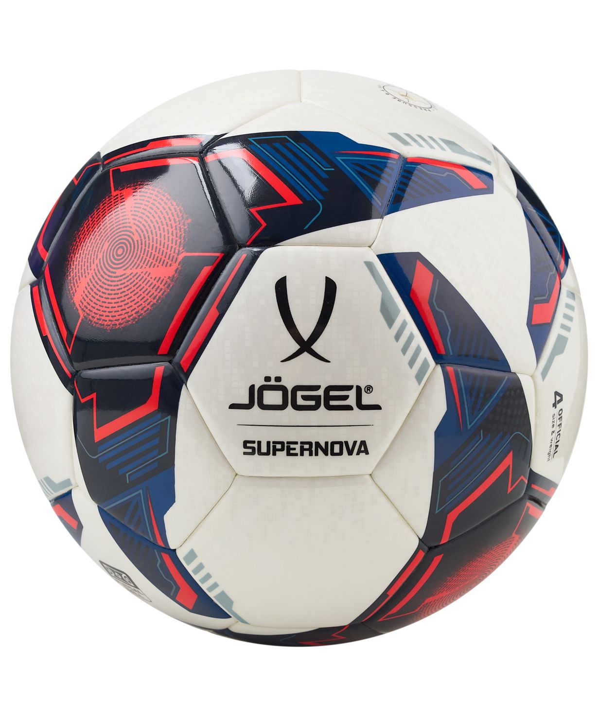 Мяч футбольный JOGEL JogelSoccerBall, 4 размер, белый, красный купить c ...