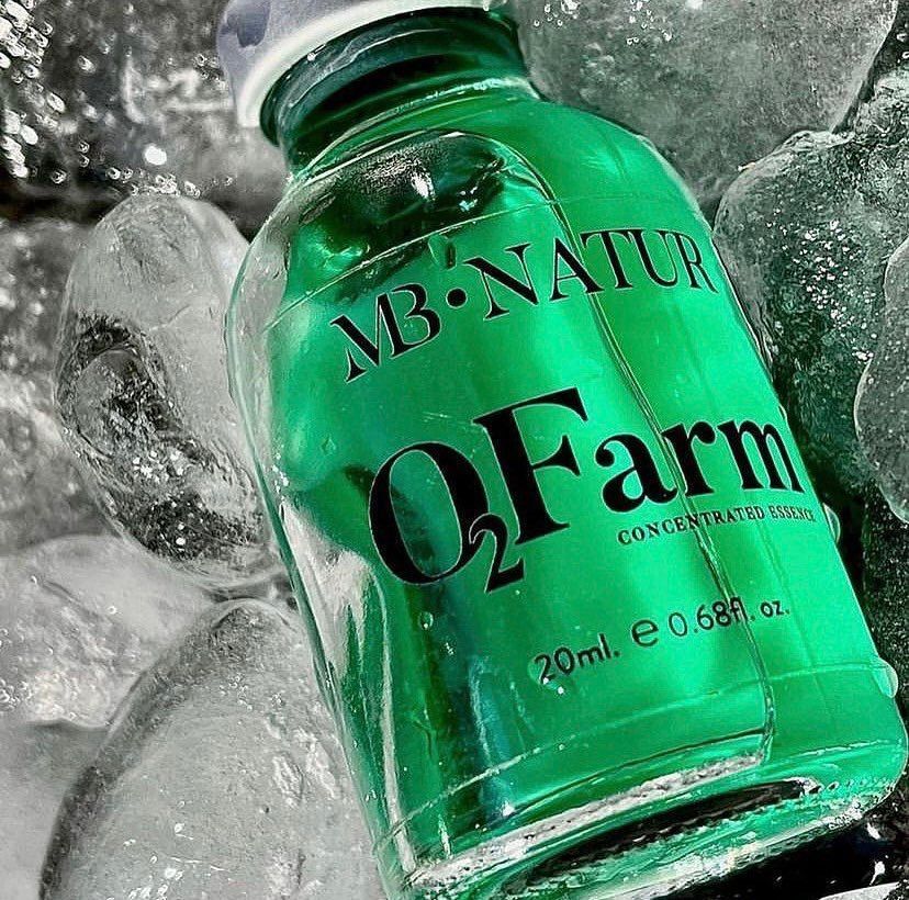 MB NATUR Счастье для бровей ботокc O2Farm 20 мл+ стаканчик для краски и хны +щеточка для бровей ...