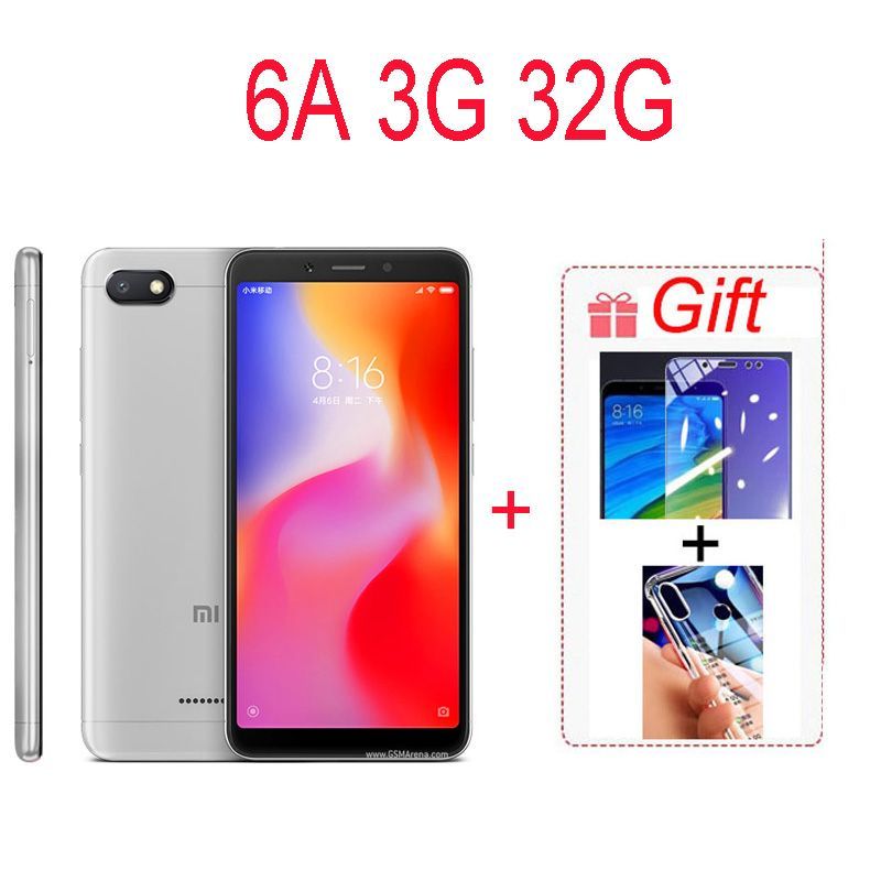 Смартфон Redmi Оригинальный Xiaomi 6A 3гб 32гб 4G с подарками чехол и ...