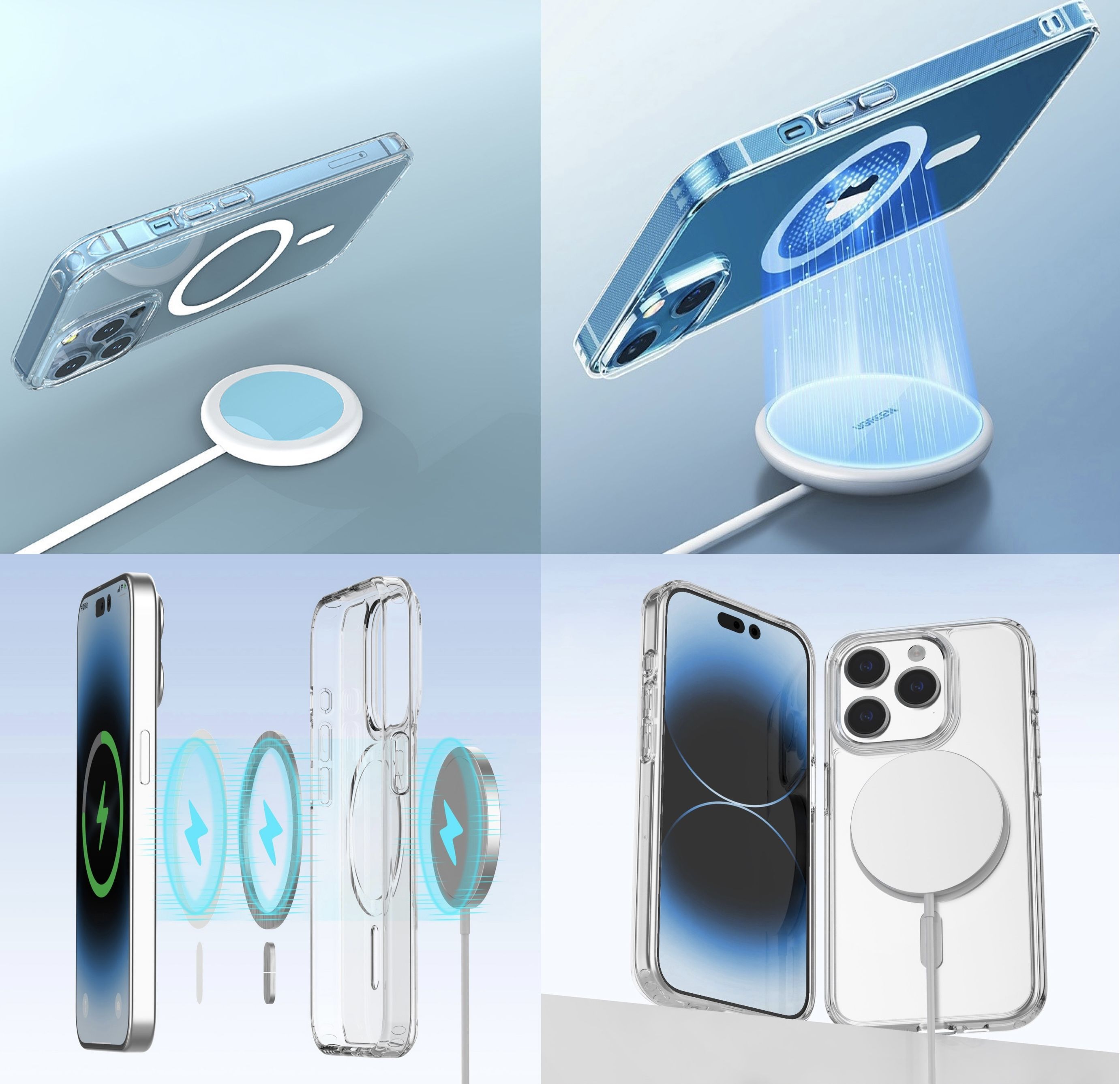 Прозрачный чехол на Айфон 13 Мини Анимация силикон противоударный ...