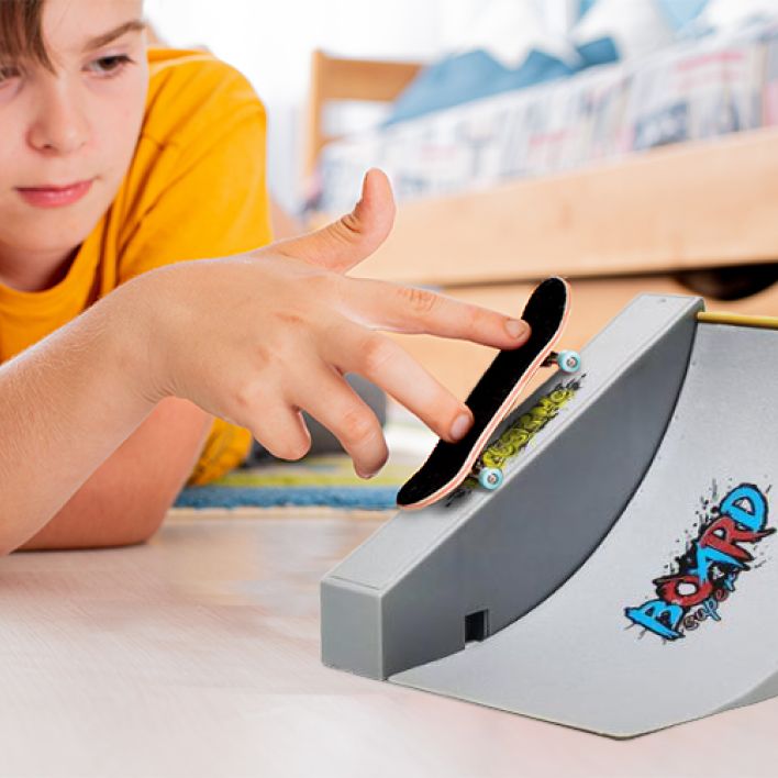 Набор фингербордов со скейт парком, рампа для фингер самоката и ...
