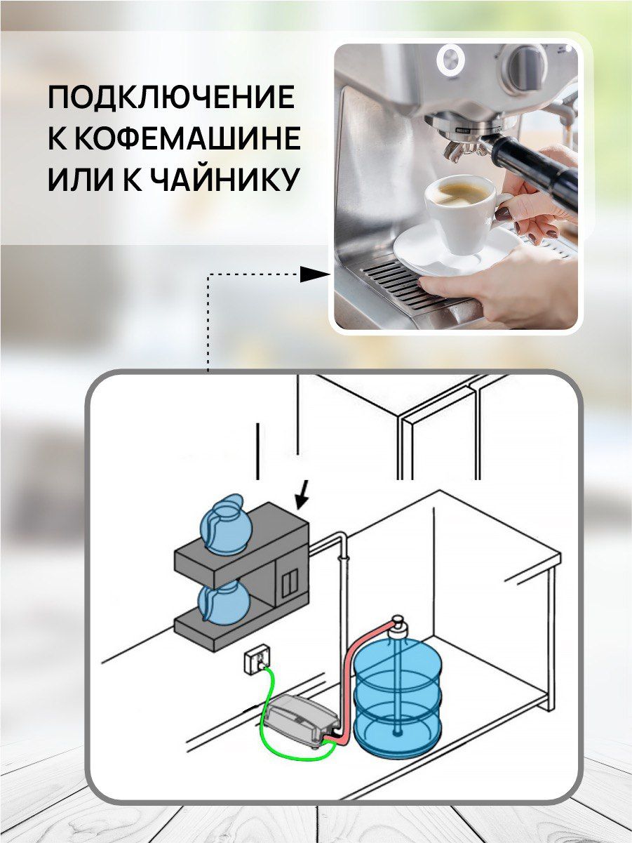 Электрический насос помпа 220В для бутилированной воды 19 литров (для ...